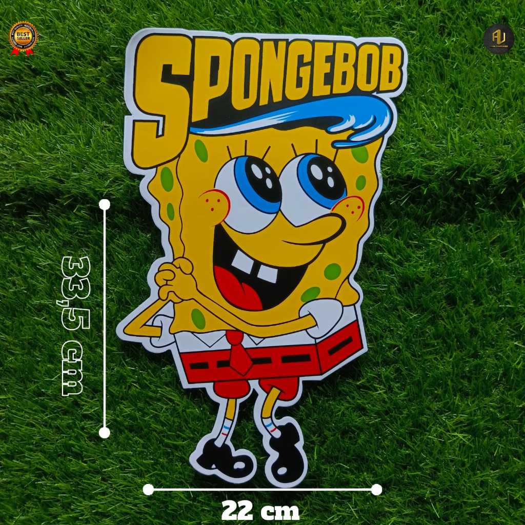 Spongebob jumbo sticker Spongebob dashboard sticker Spgebob motorbike ...
