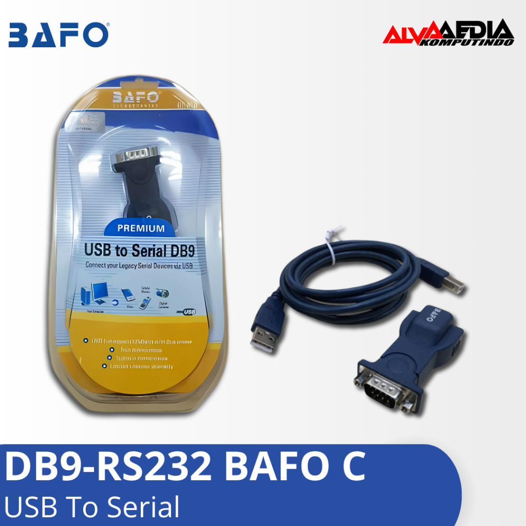 Usb TO SERIAL DB9-RS232 BAFO C PACK BLUE | Shopee Philippines
