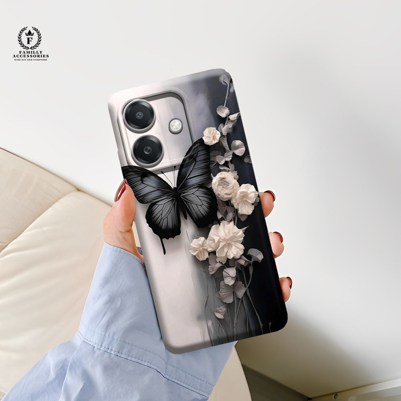 (FA-01) OPPO A3X NEW Silicon Procamera Case New butterfly (other type ...