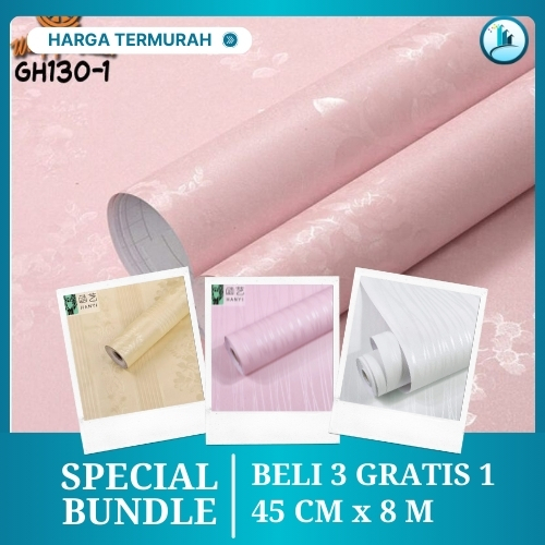 Special BUNDLE Pink Aesthetic Walfafer Bedroom Wall Wallpaper Embossed ...