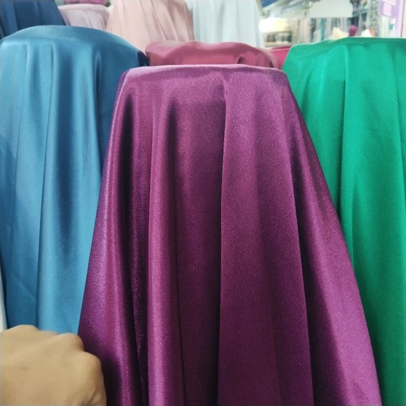 Premium plain Yamaha Silk fabric/fabric-meter | Shopee Philippines