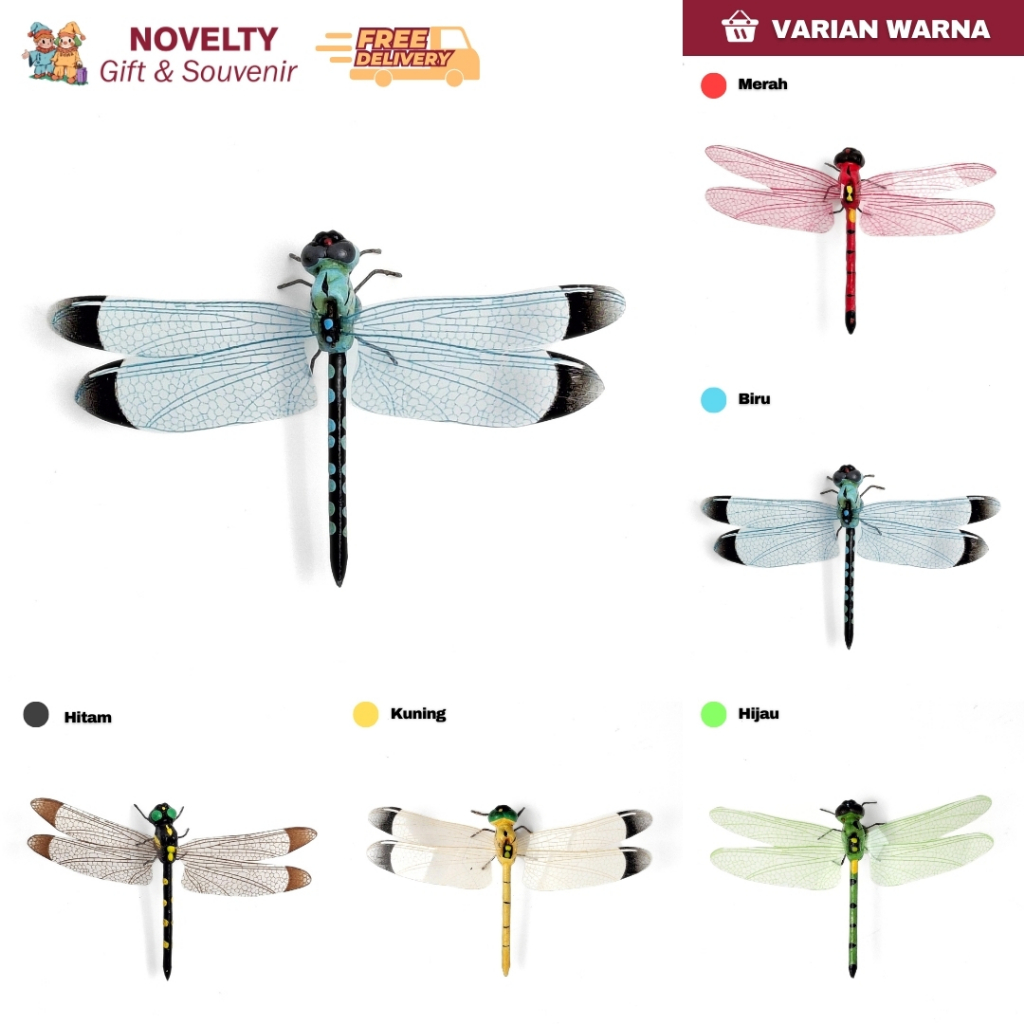 Souvenirs from dragonfly insect refrigerator magnets | Shopee Philippines