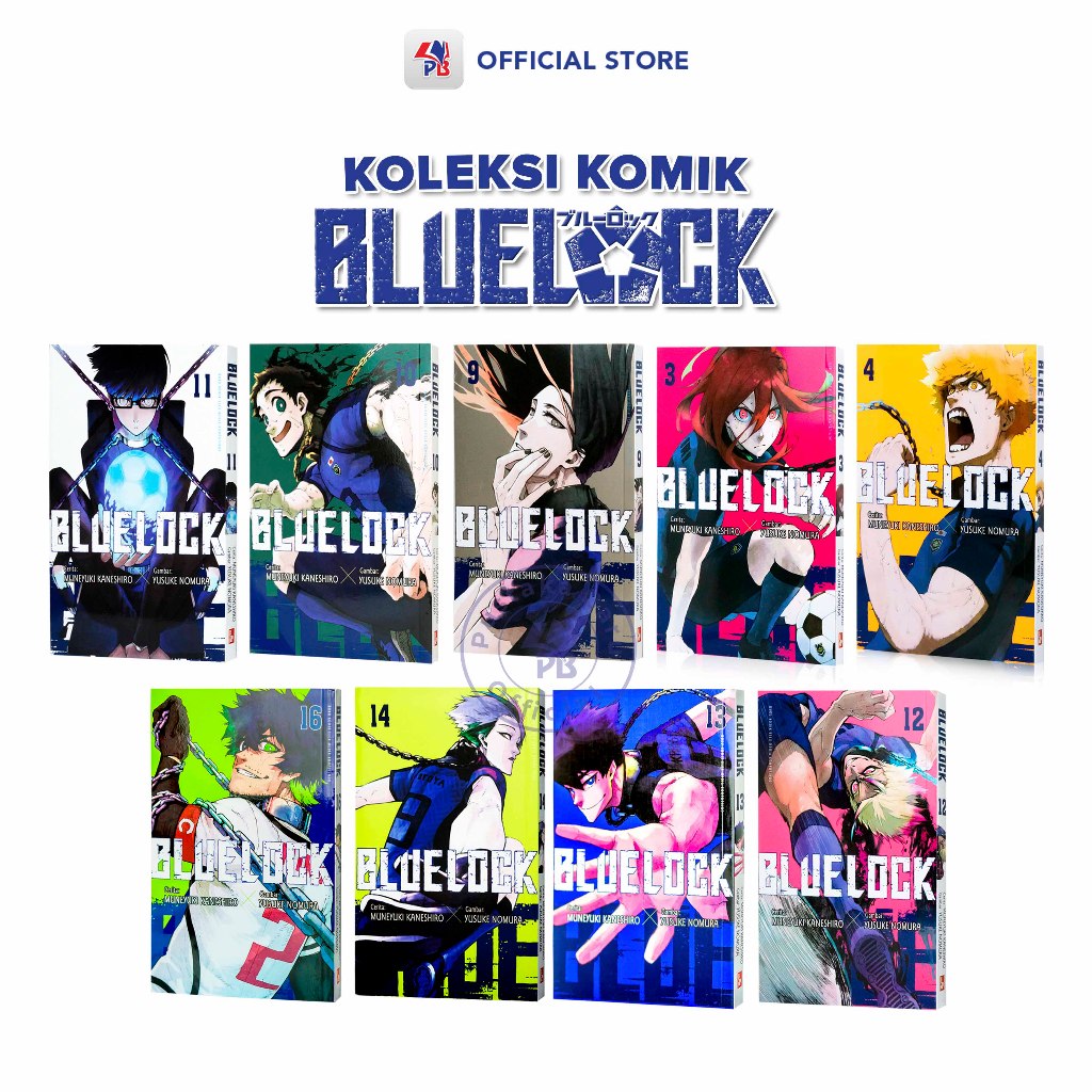 Blue Lock Comic Book - By Muneyuki Kanshiro, Yusuke Nomura | Shopee ...