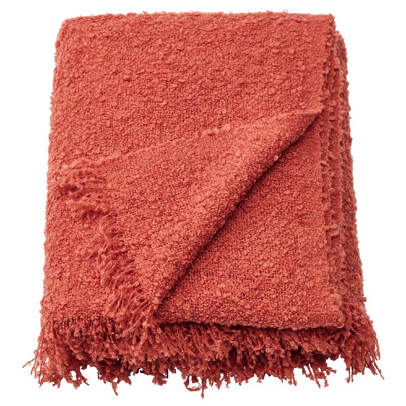 MERAH [SANDBRODD] Small blanket, Orange - Red, 130x170cm. | Shopee ...