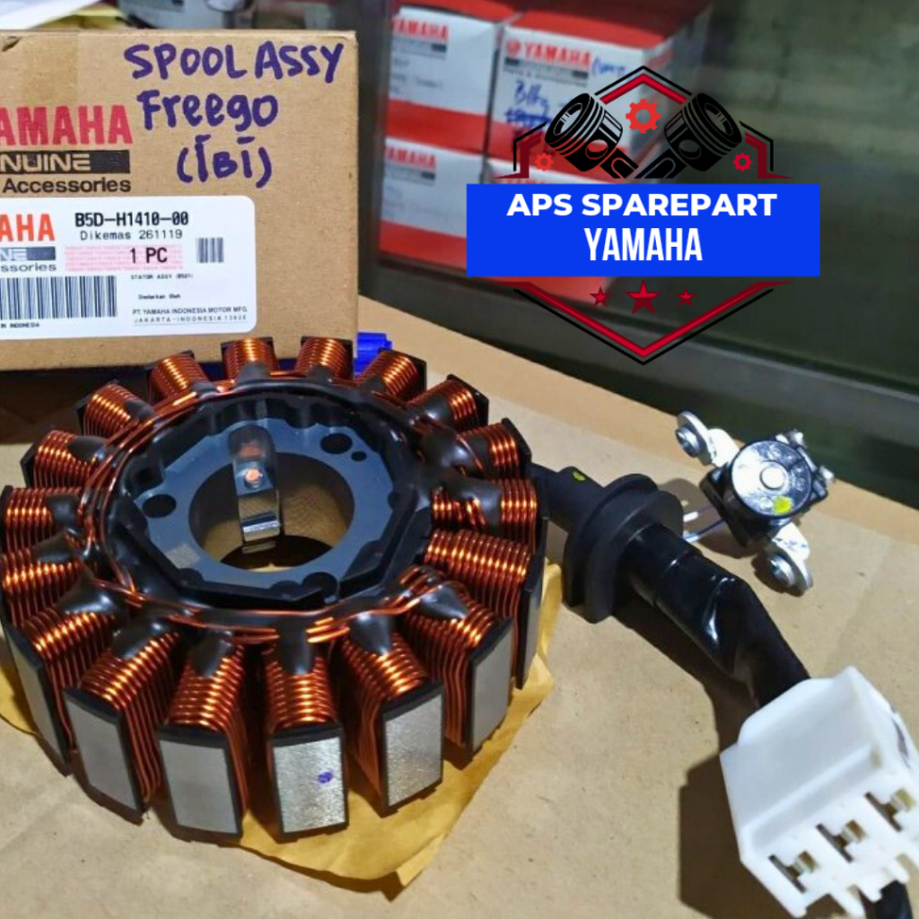 Origanal Spool Spool generator stator assy yamaha freego frego | Shopee ...