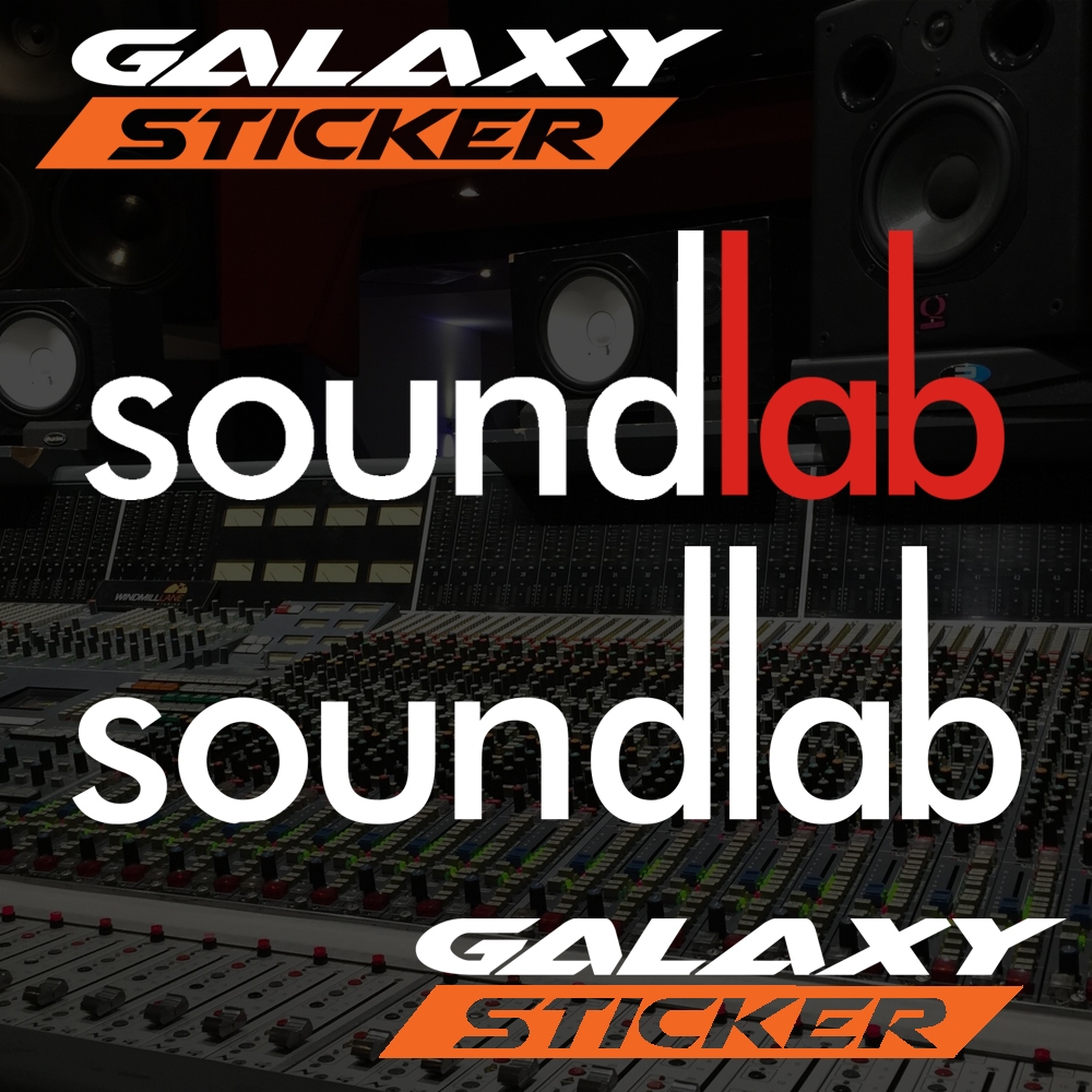 Cutting sticker variations of hardcase box sound system soundlab. audio ...