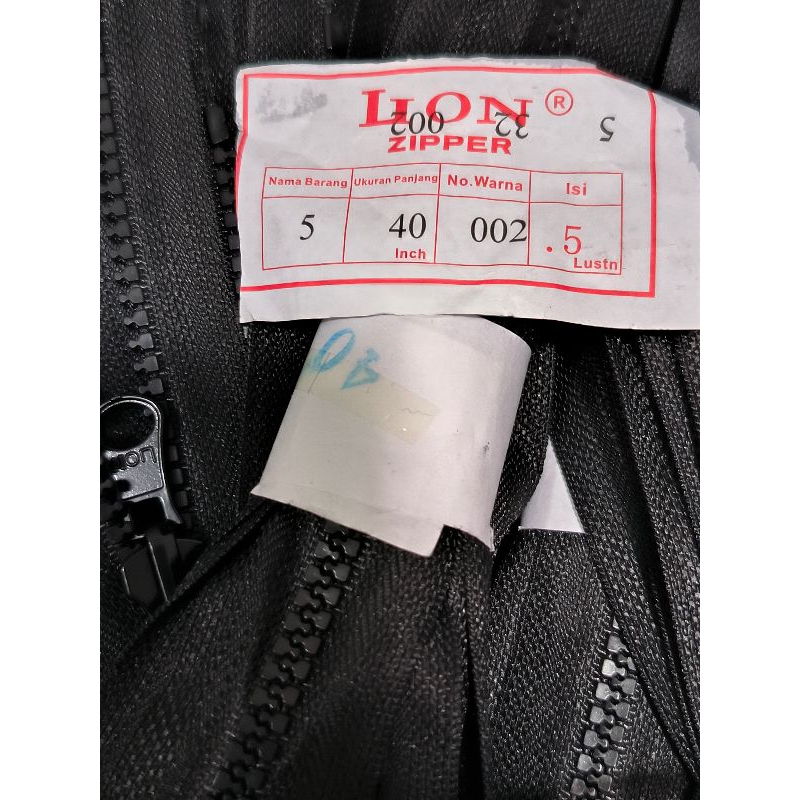 Lion Brand Vislon Jacket Zipper Size 40 Inch or 1 meter Per Dozen ...