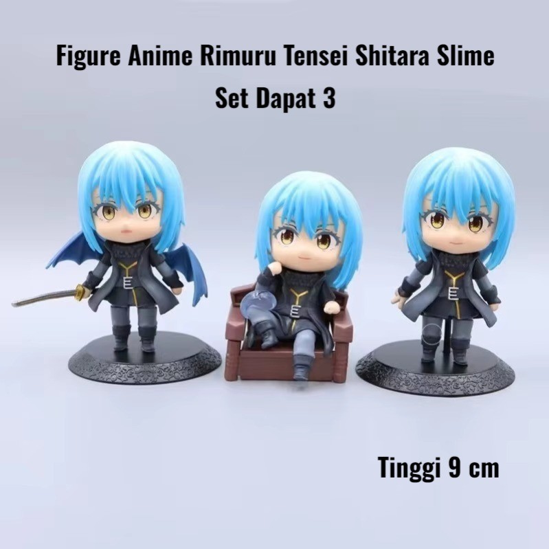 Anime Figure Rimuru Tensei Shitara Slime Set Get 3 - That Time I Got ...