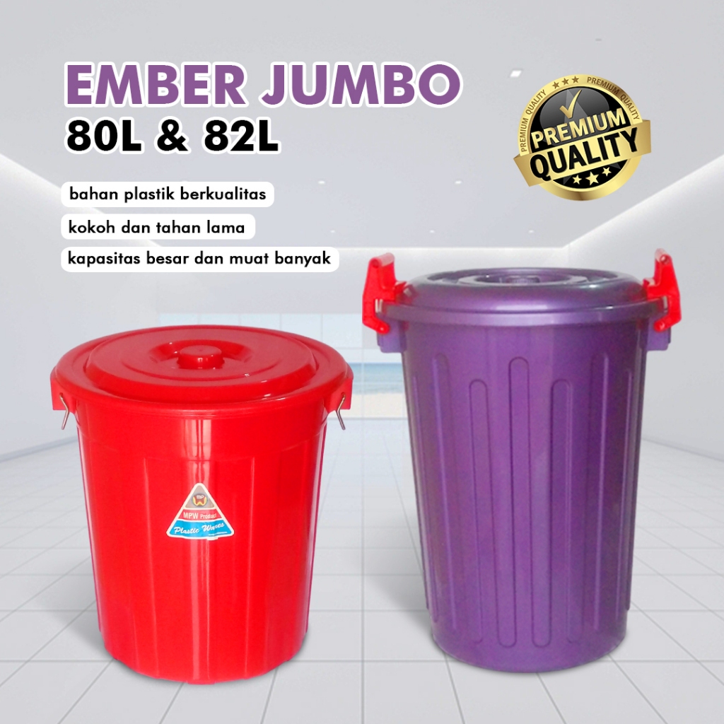 Jumbo Buckets With A Capacity Of 80 Liters And 82 Liters Of Sturdy And ...