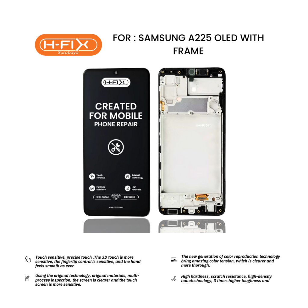 H-fix Lcd Samsung A225 Oled With Frame Fullset Touchscreen | Shopee ...