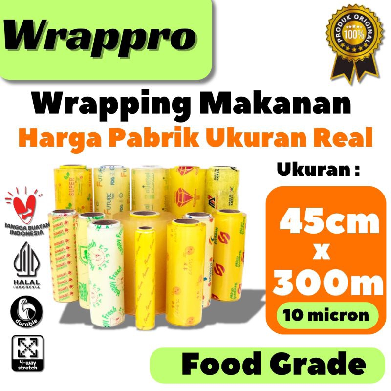 Food Wrapping Plastic 45x300 / Premium Food Grade Wrapping 45cm x 300m ...