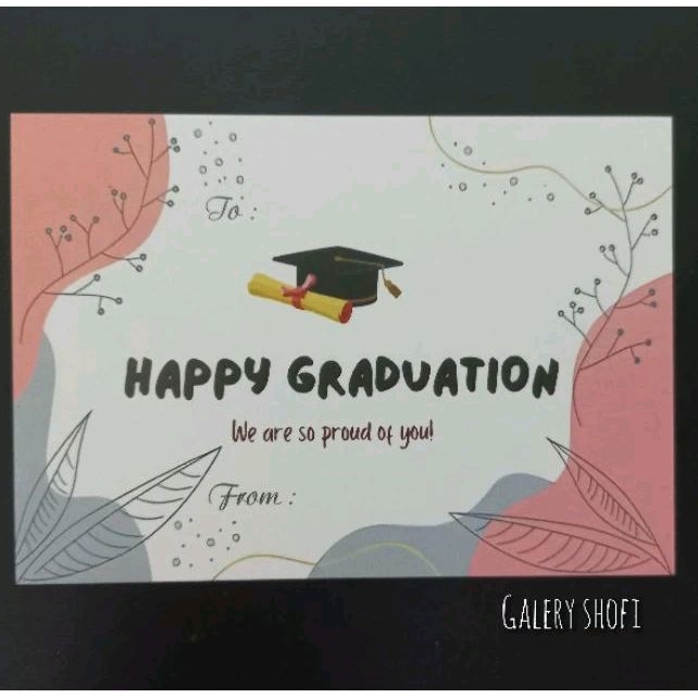 Greeting card | Gift Card | Happy Graduation | Shopee Philippines