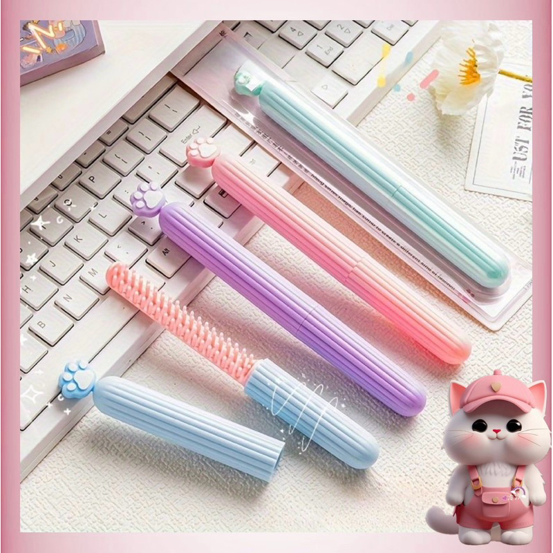 Cute Portable Comb/Pastel Cute Comb/Morandi Pastel Portable Comb ...