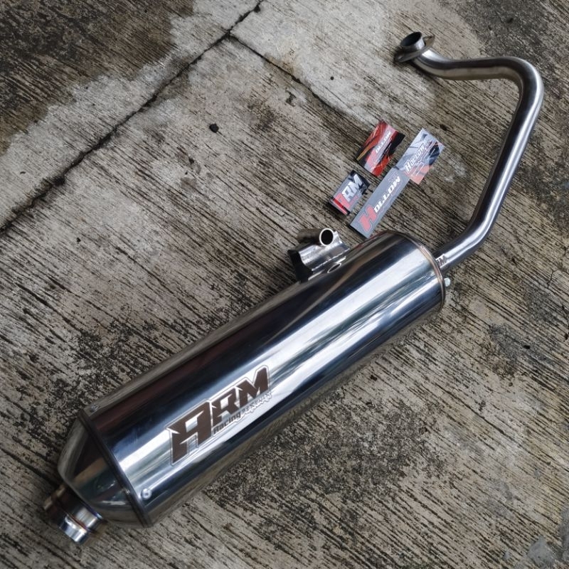 Standard racing ARM Racing Muffler exhaust type SR 07 sijiro model for ...