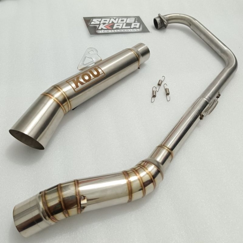 Super Open pipe Kou Mahachai exhaust pipe Canister 51mm 1 set for ...