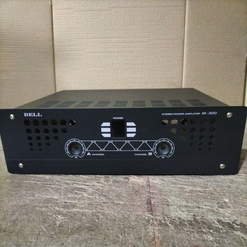 BOX STEREO POWER AMPLIFIER BOX POWER BELL M300 ORIGINAL | Shopee ...