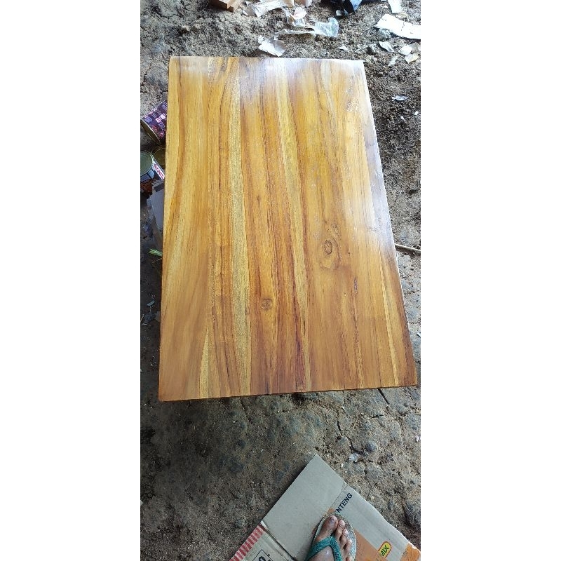KAYU Teak Wood Board table top table table Leaf 70x45 | Shopee Philippines