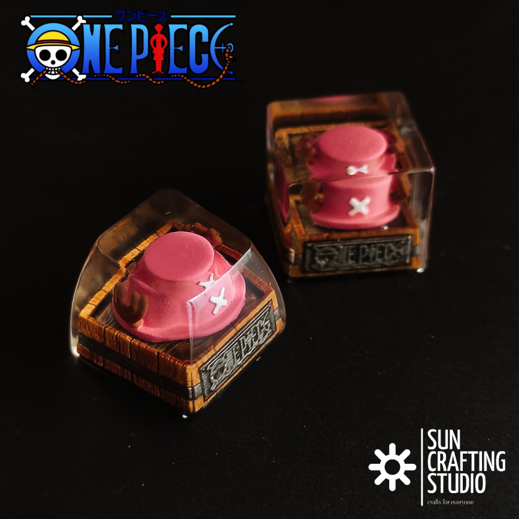 Artisan Keycap One Piece Custom Keyboard Keycaps Anime Chopper Pink ...