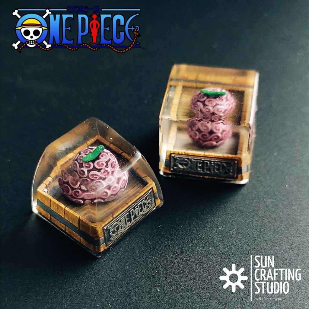 Artisan Keycap One Piece Custom Keyboard Keycaps Anime Fruit Gomu ...