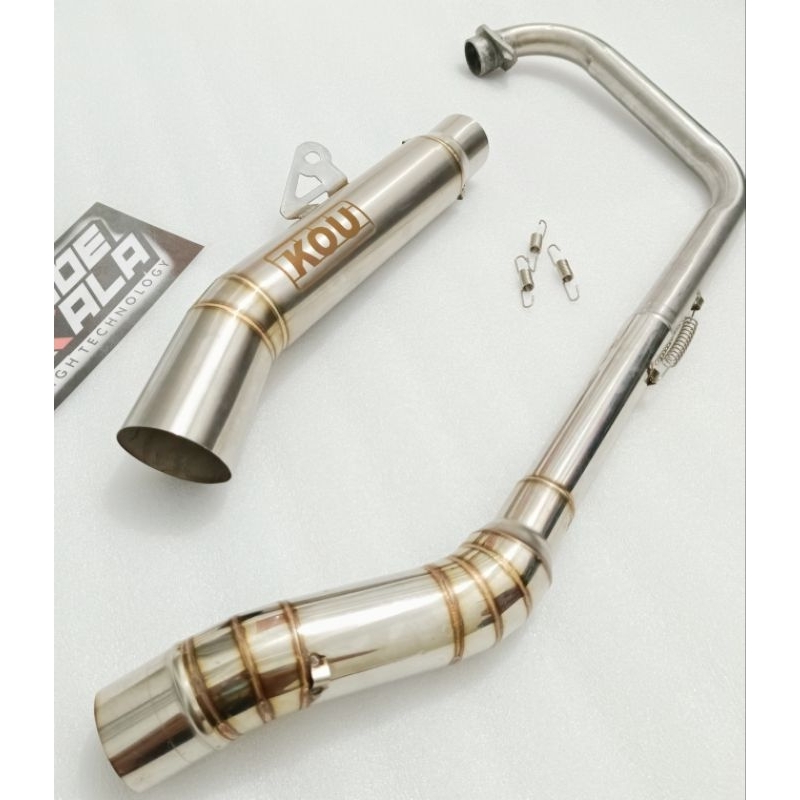 Kou super Open pipe 51mm for wave 100 110 125 xrm rs 125 fury smash 100 ...