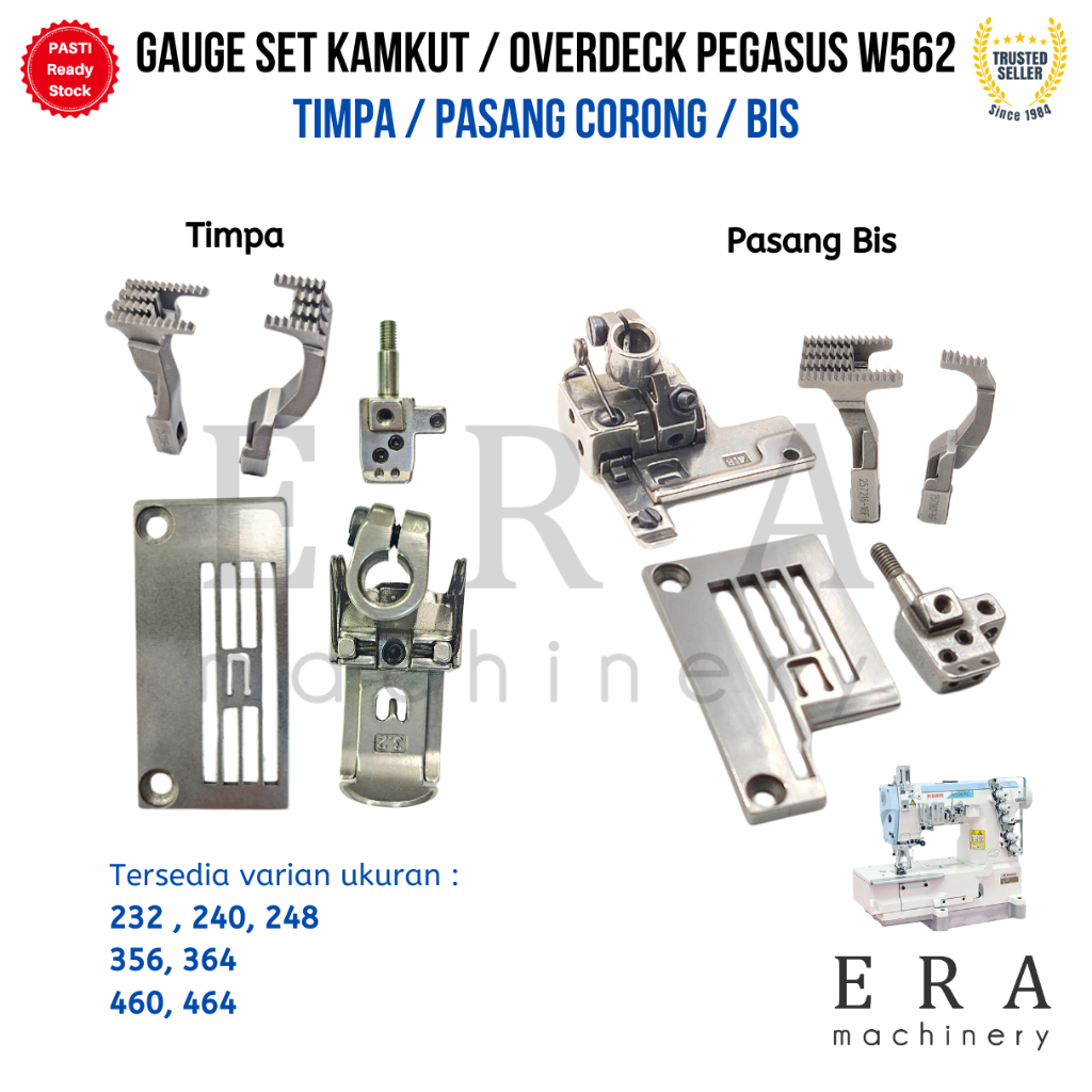 Gauge set W562 kamkut overdeck Timpa / Bis funnel Pegasus W500 getset ...