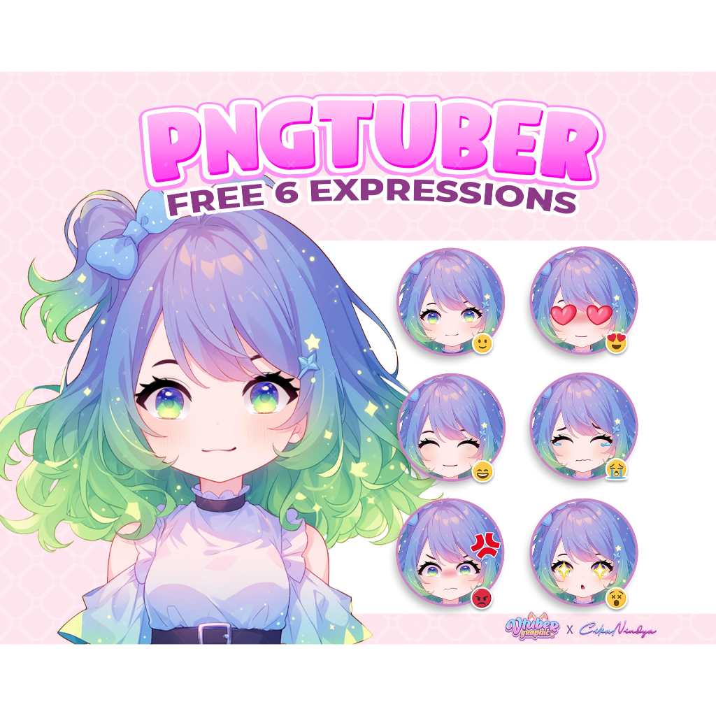 Make Live Streaming Live with PNG Tuber Virtual Characters, Cute ...