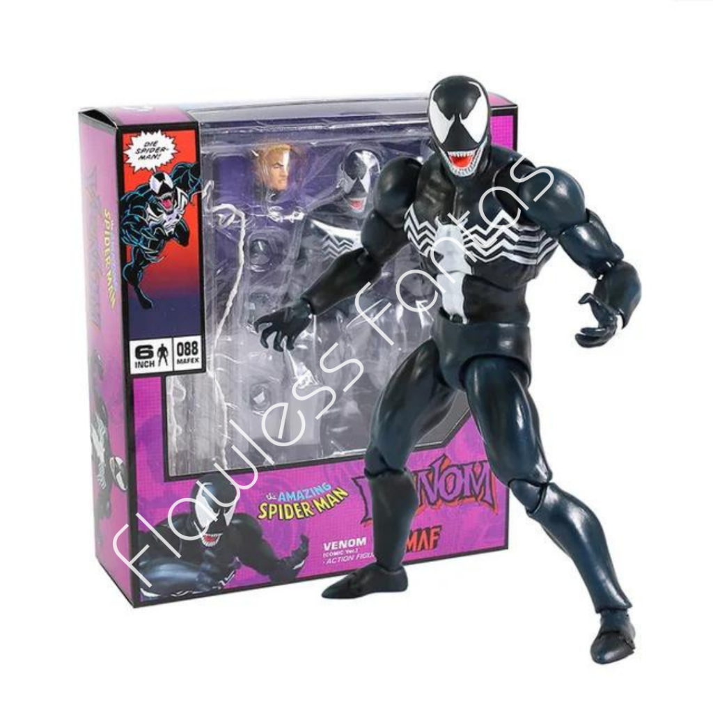 Mafex 088 Venom Comic Version The Amazing Spiderman Action Figure ...