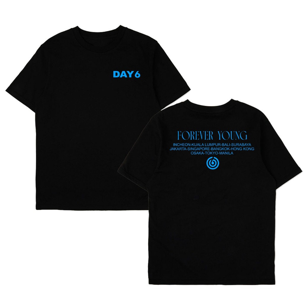 Korean day6 forever young band t-shirt Kuala mud concert | Shopee ...