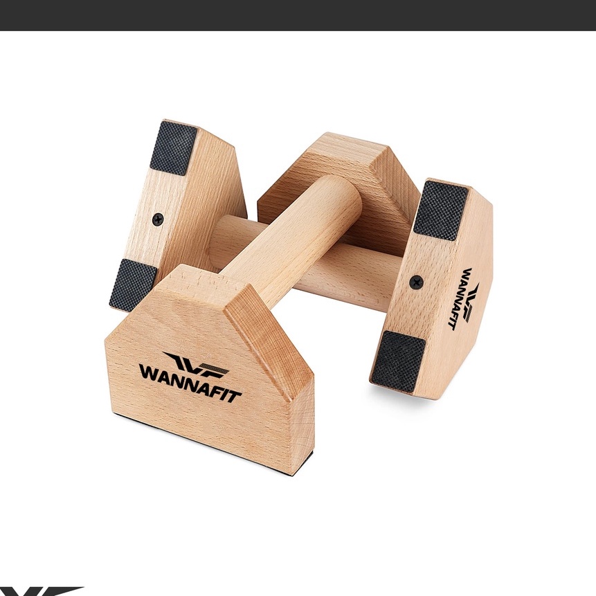 KAYU Hj6 Parallettes Bar Push Up Wannalife Calisthenics Wooden Pushup ...