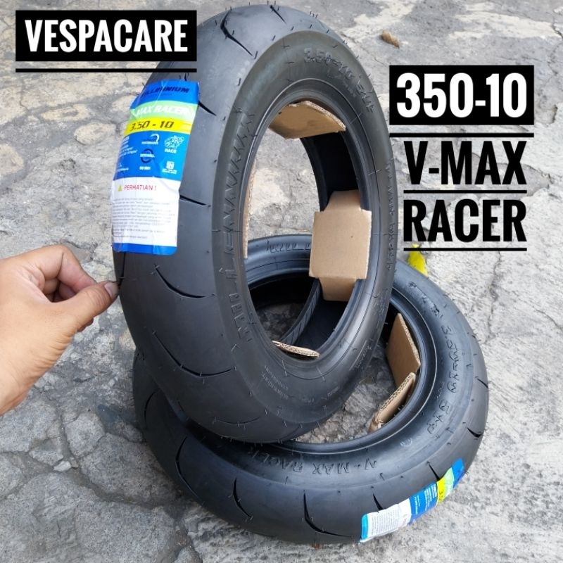 Vespa Vmax Racer Tubeles Tires 350 - 10 Soft Compound | Shopee Philippines