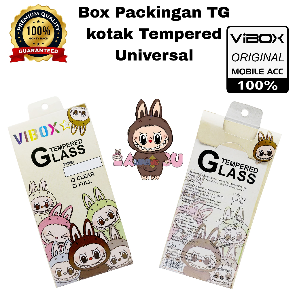 [ 10 PCS ] TG Labubu Fyp Packing Box Tempered Glass Box New Paper ...
