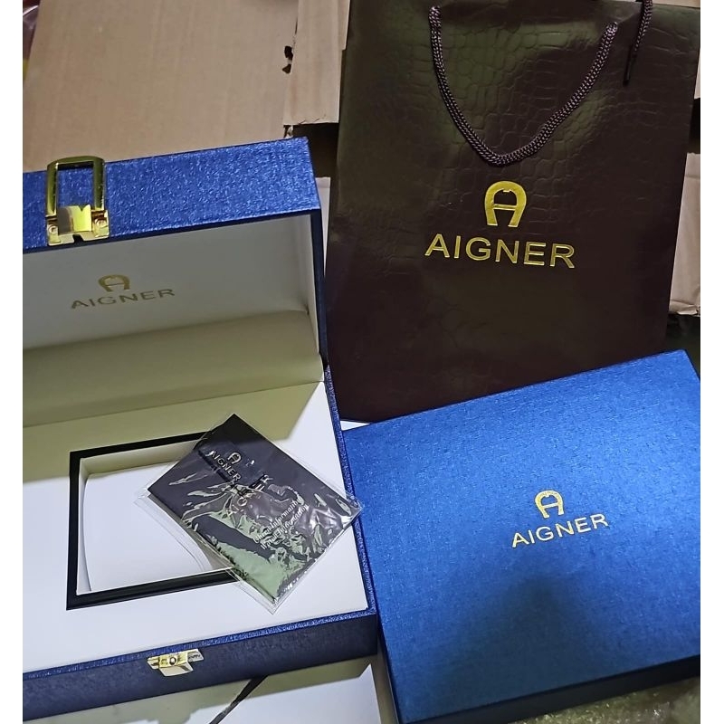 Original Aigner Watch Box | Shopee Philippines