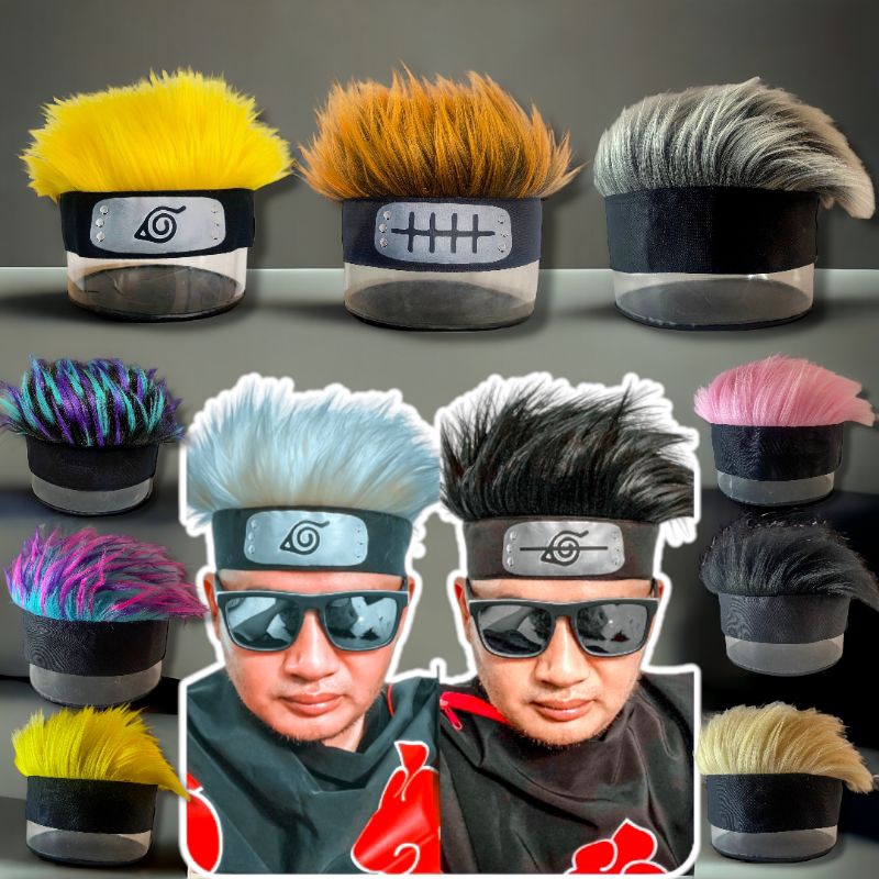Naruto Hat Premium wig and Guaranteed Ori |Men's Hair Wigs | Shopee ...