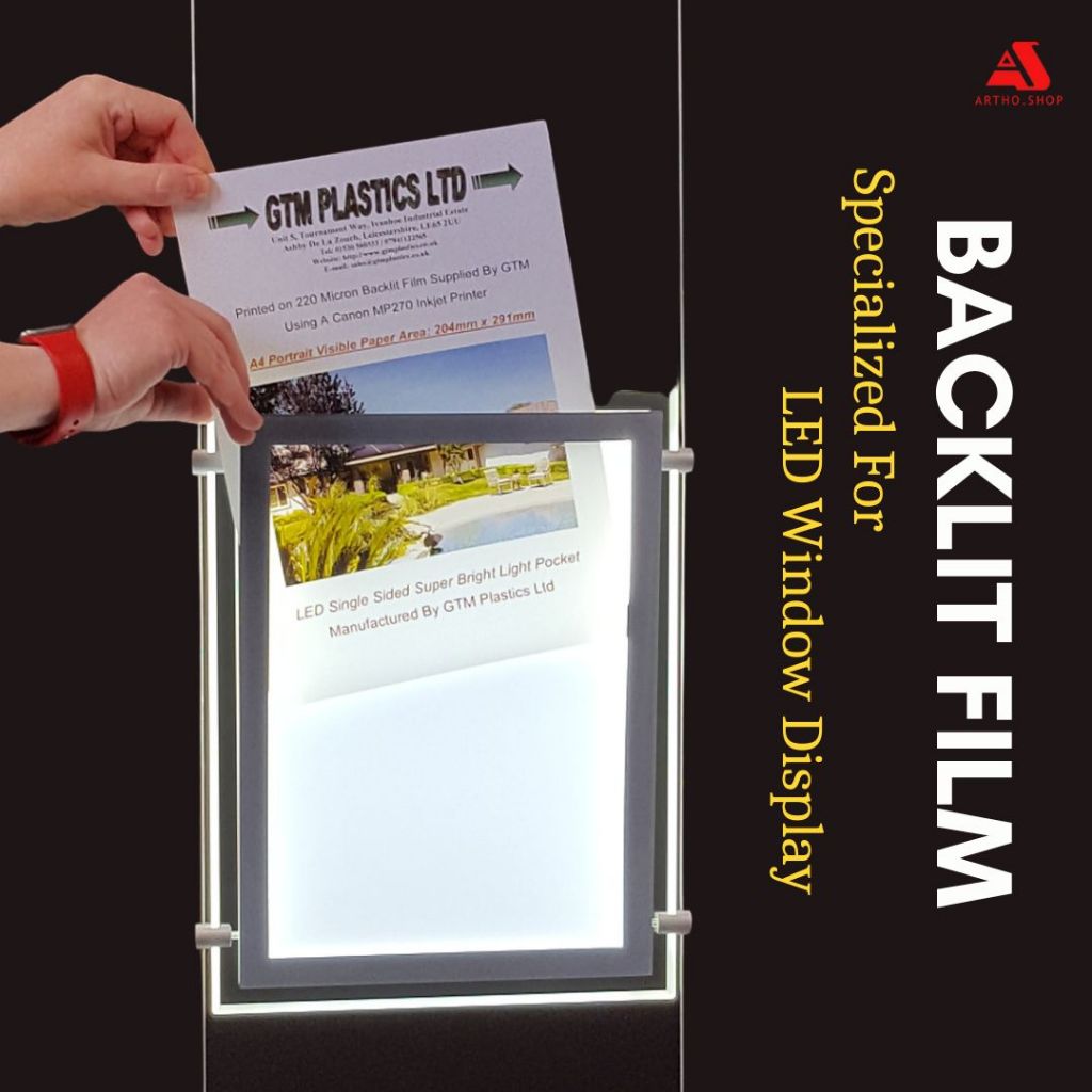Backlit Film Neon Box/ Backlit Film Paper | Shopee Philippines