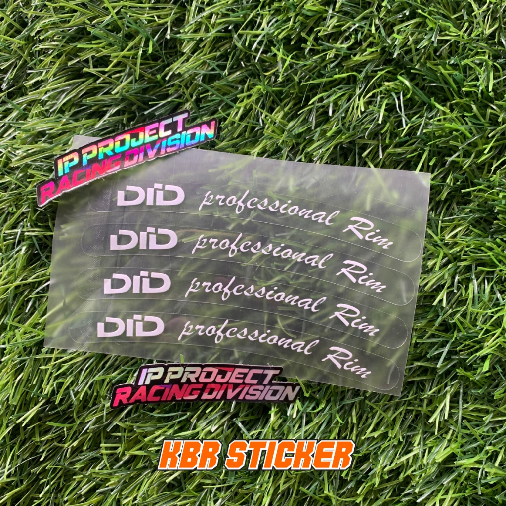 Premium uv Rim Professional DID Rim Rim Rim Stickers | Shopee Philippines