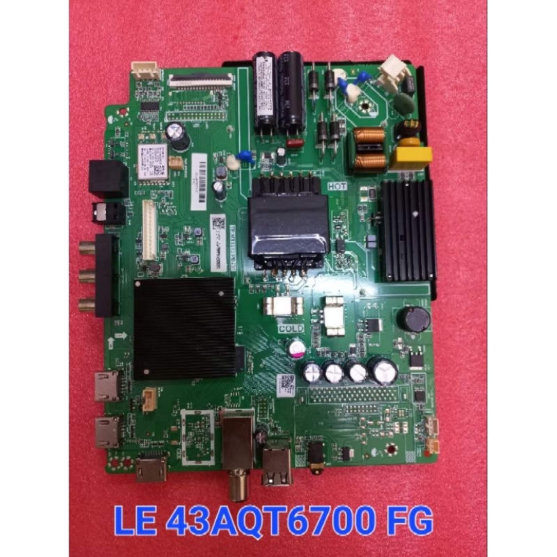 LAYAR MB / MAINBOARD / MATHERBOARD / MOBO / LED TV AQUA SMART ANDROID ...