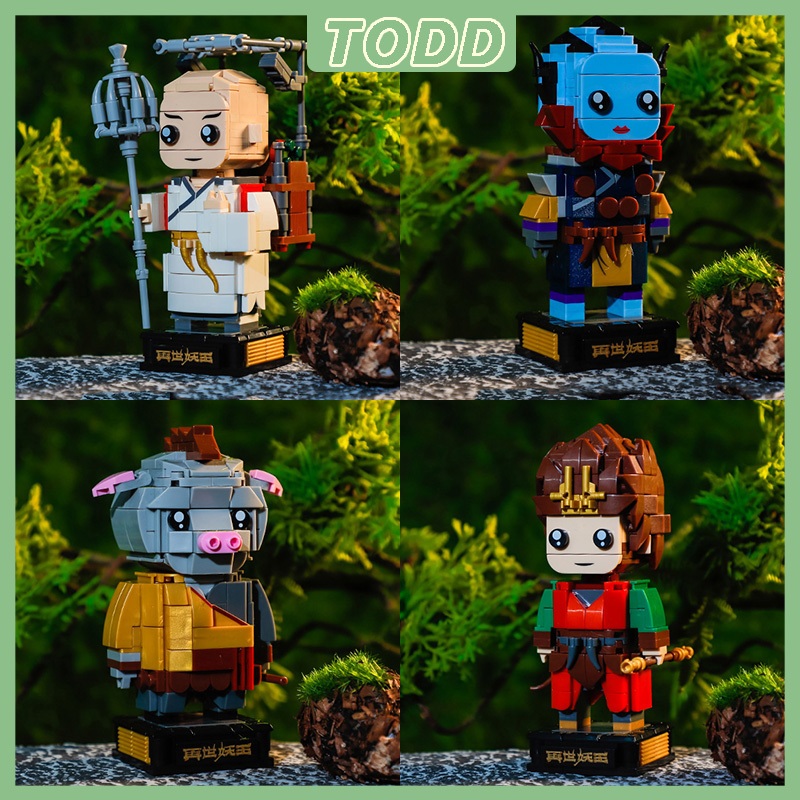 TODD Mainan Nano Block Model DIY Susun Blok Journey to the West Series ...