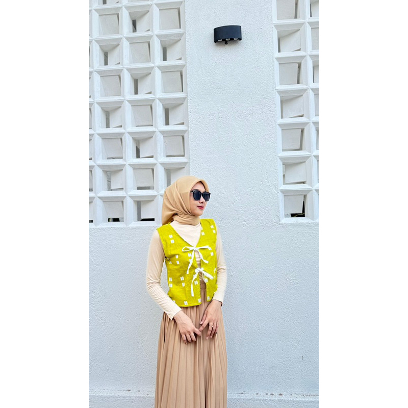 Ribbon BATIK VEST || Ribbon Batik Vest | Shopee Philippines