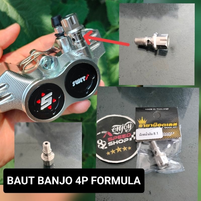 New pb probolt Banjo bolts Caliper 4 formula 8.1 / swits / TAD ...