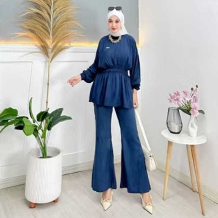 Knit Plisket Suit Cutbray Premium Luxury wrinkled tengga Nency Pleats ...