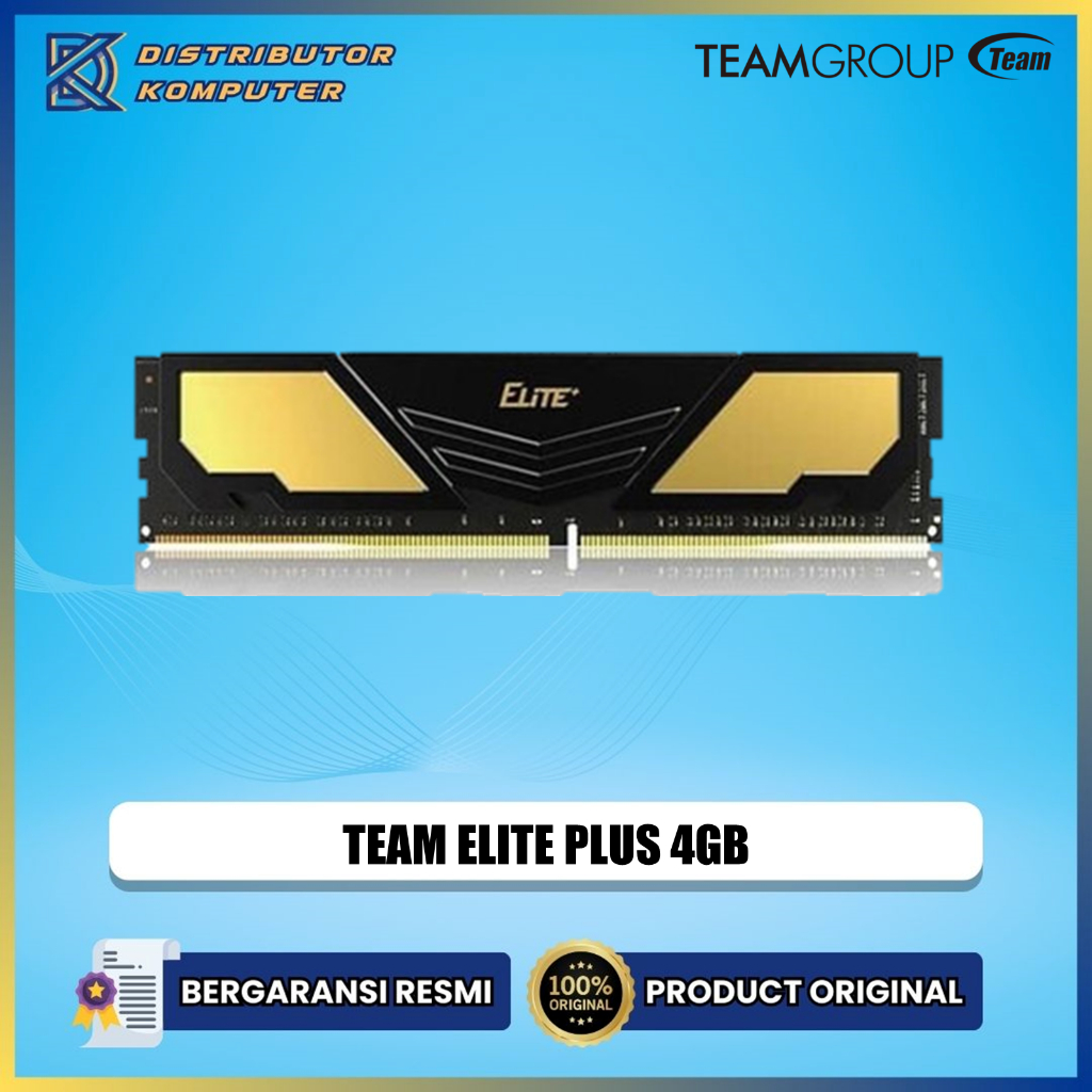 TEAM RAM ELITE PLUS DDR4 PC19200 2400Mhz 4GB 16-16-16-39 ...