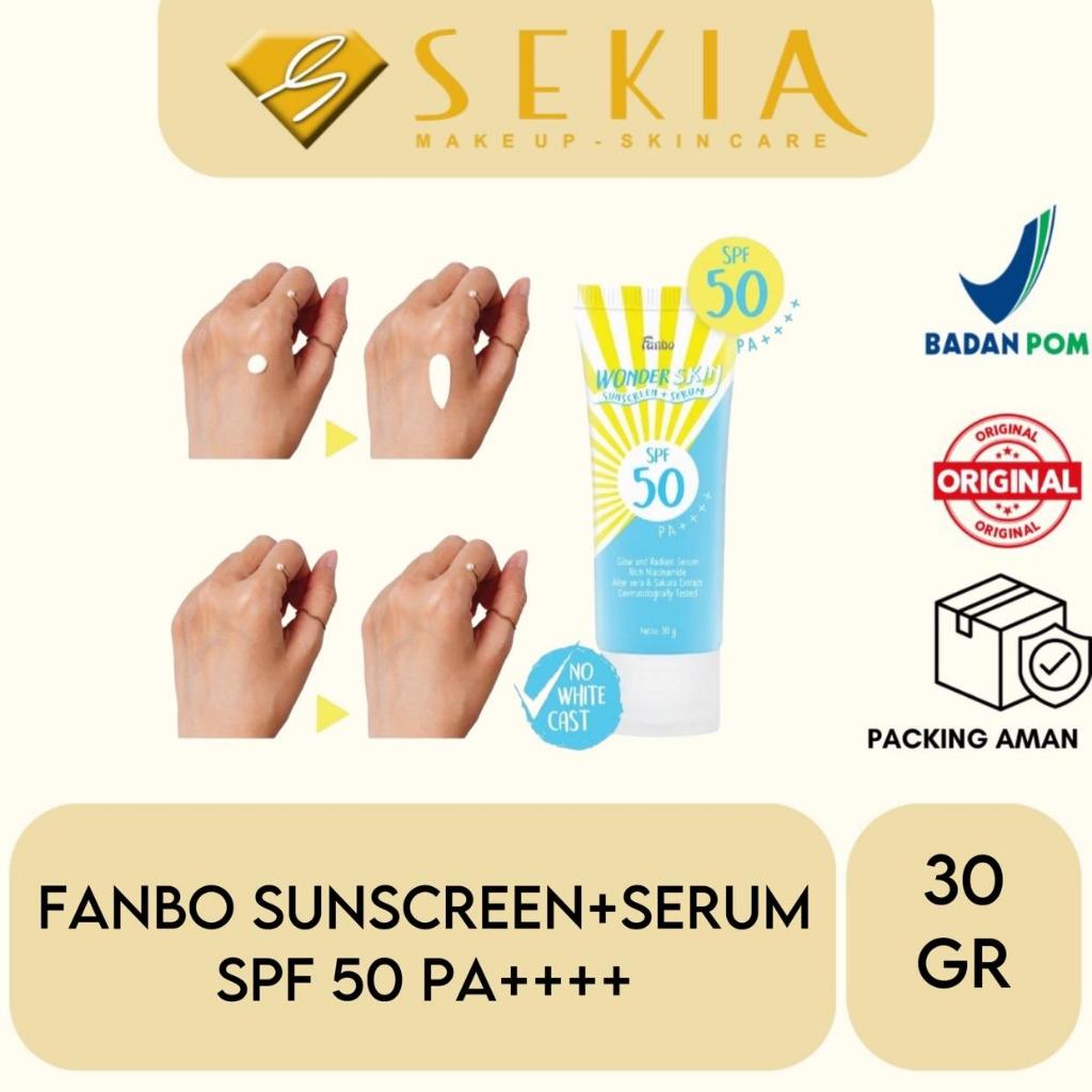 Fanbo Wonder Skin Sunscreen + Serum SPF 50 PA++++ 30gr / FANBO SUN ...