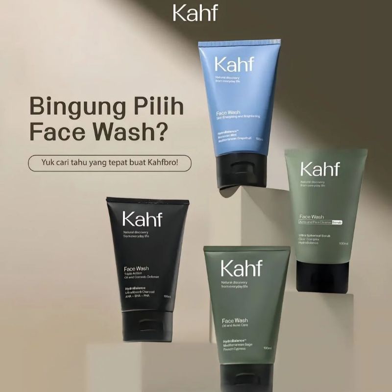 Kahf Facial Wash / Men's Facial Wash Soap contains 100ml & 50ml ...