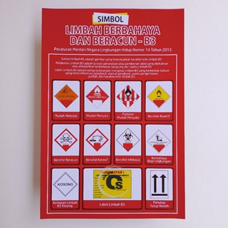 Poster Symbol of Dangerous and Toxic Waste - B3 - Medical Waste ...