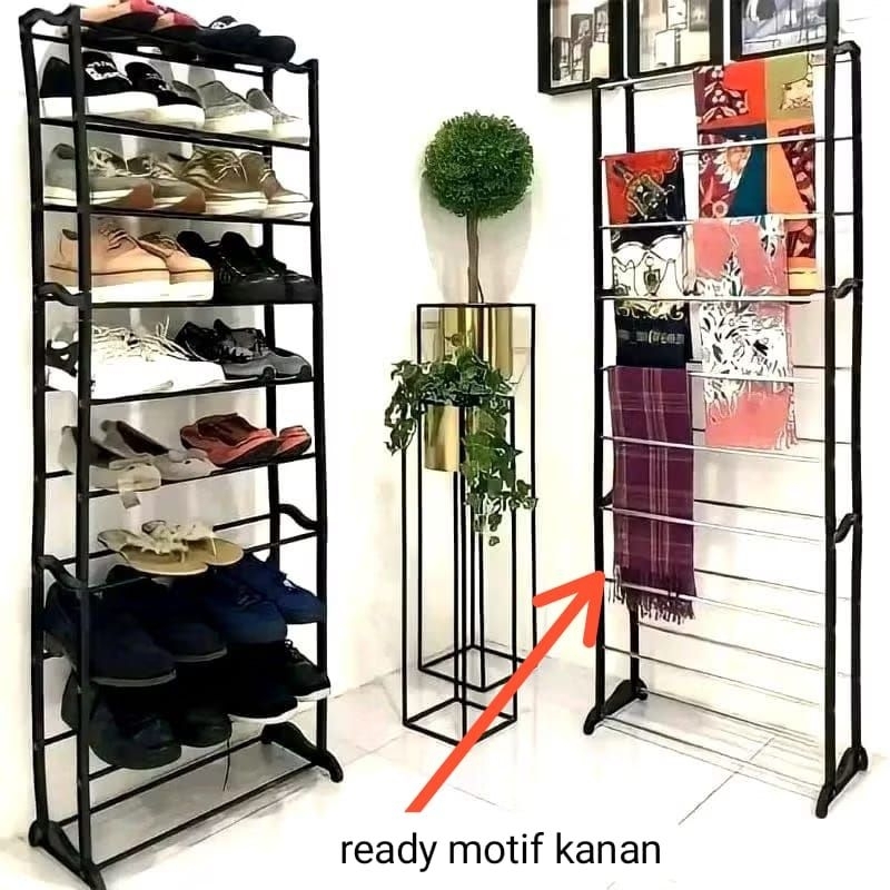 AMAZING RACK/SHOES RACK AND MULTIFUNCTION HIJAB RACK/2 IN 1 ...