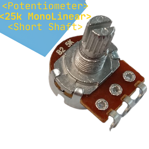 Potentiometer 25K Ohm Mono Linear Potentiometer | Shopee Philippines