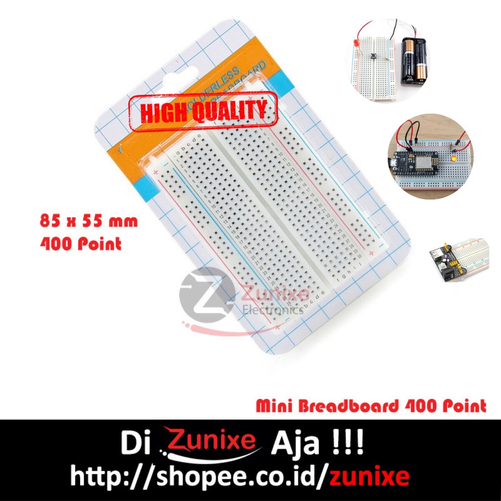 Mini breadboard project board 4 Tie 85X55mm | Shopee Philippines