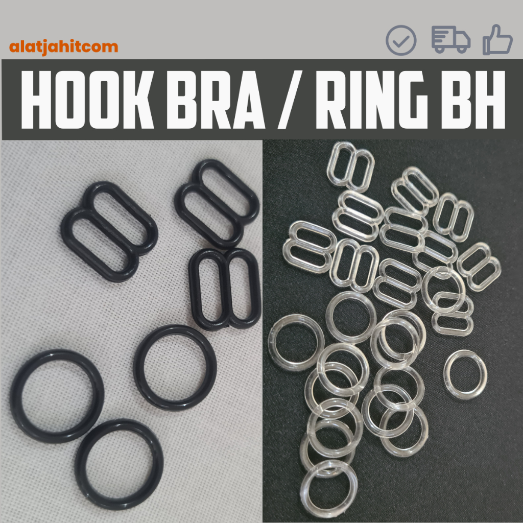 10mm Plastic Bra Hook/Bra Ring | Shopee Philippines