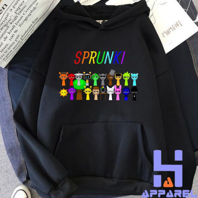 INCREDIBOX SPRUNKI CHILDREN'S HOODIE JACKET | Shopee Philippines