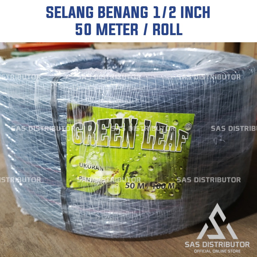 1/2" inch Thread Water Hose 50 meters Per Roll / 1/2 inch Greenleaf ...